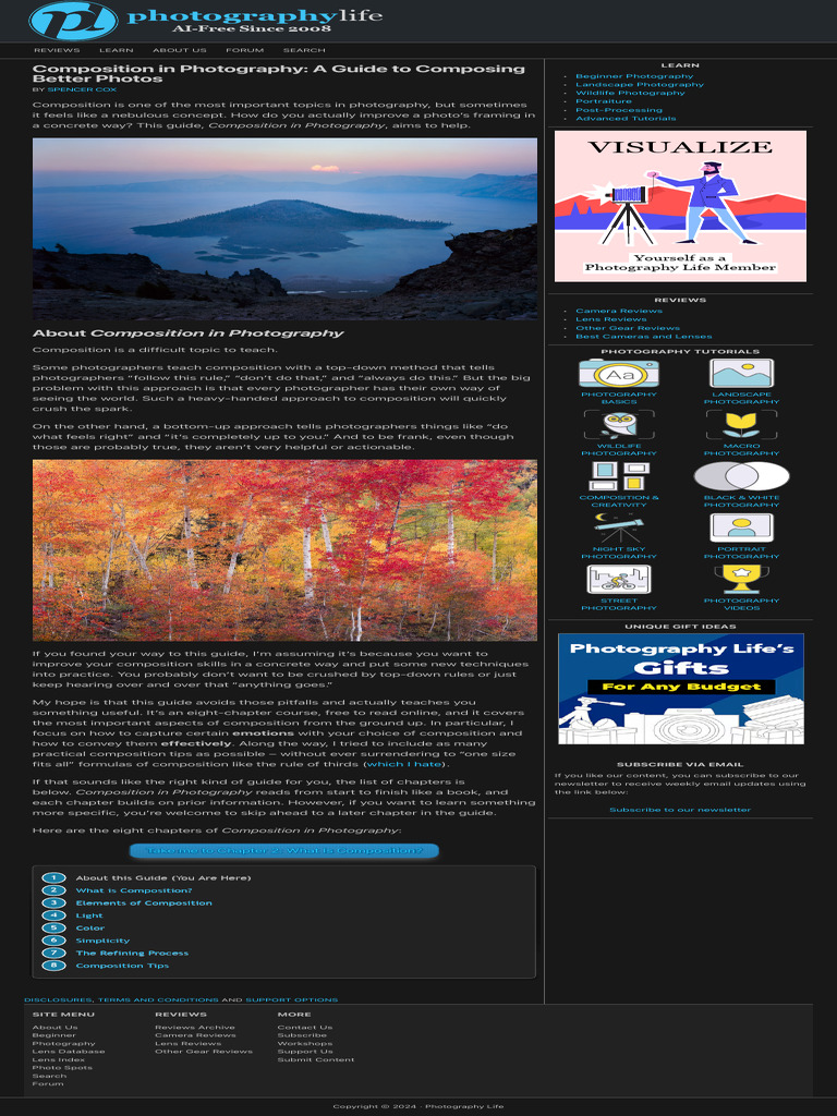 Composition in Photography A Guide To Composing Better Photos | PDF ...