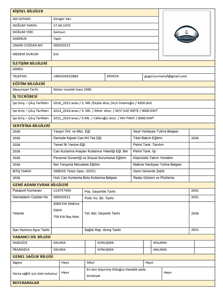 CV - (1) - Kopyası | PDF