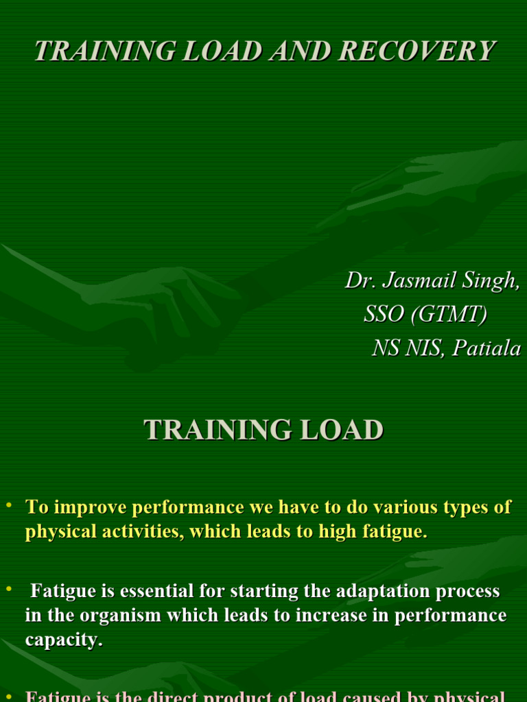 Introduction of Training Load, Components and Supercomepensation | PDF ...
