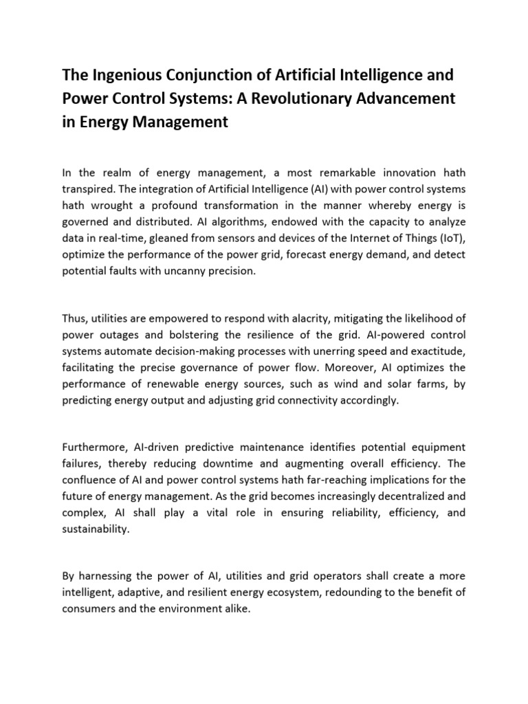 AI in Power Control Systems-6 | PDF