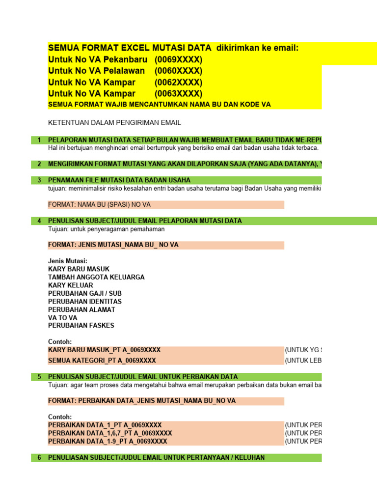 Format 34 Mutasi Data Penambahan Keluarga Inti | PDF