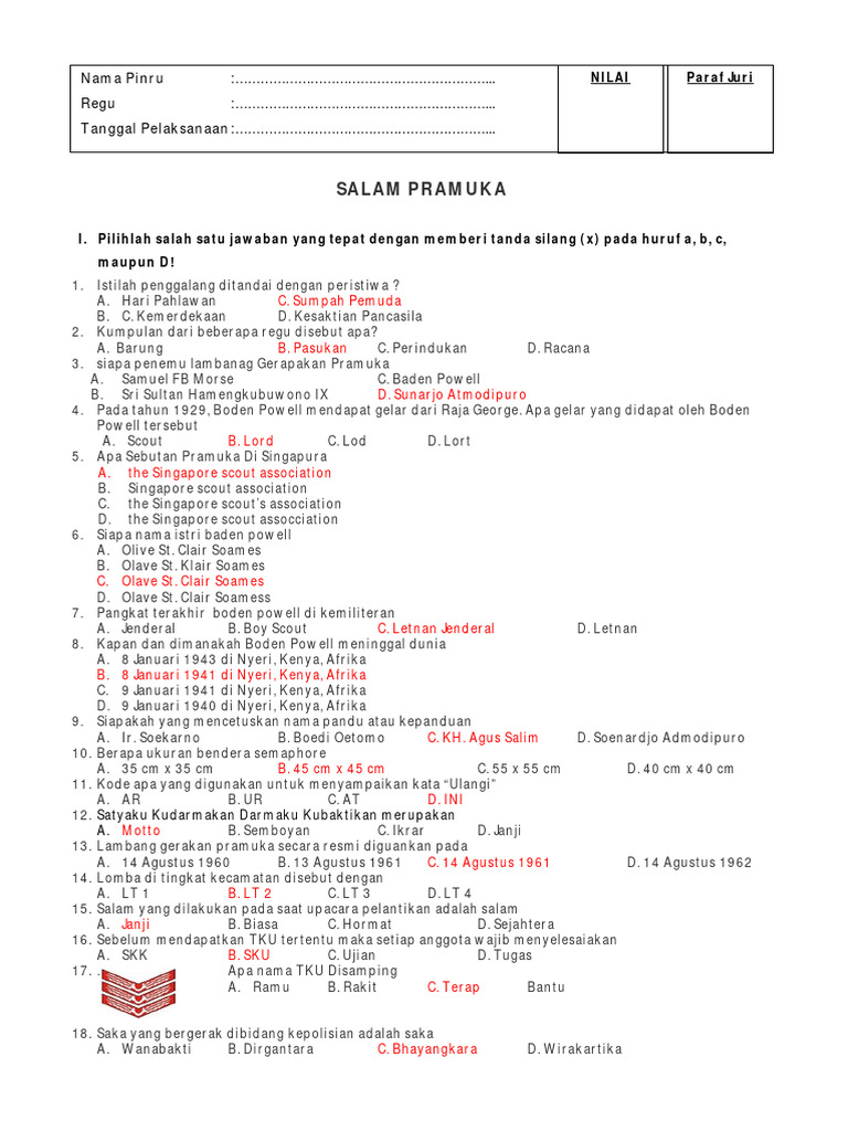 Soal Lomba + Jawaban | PDF