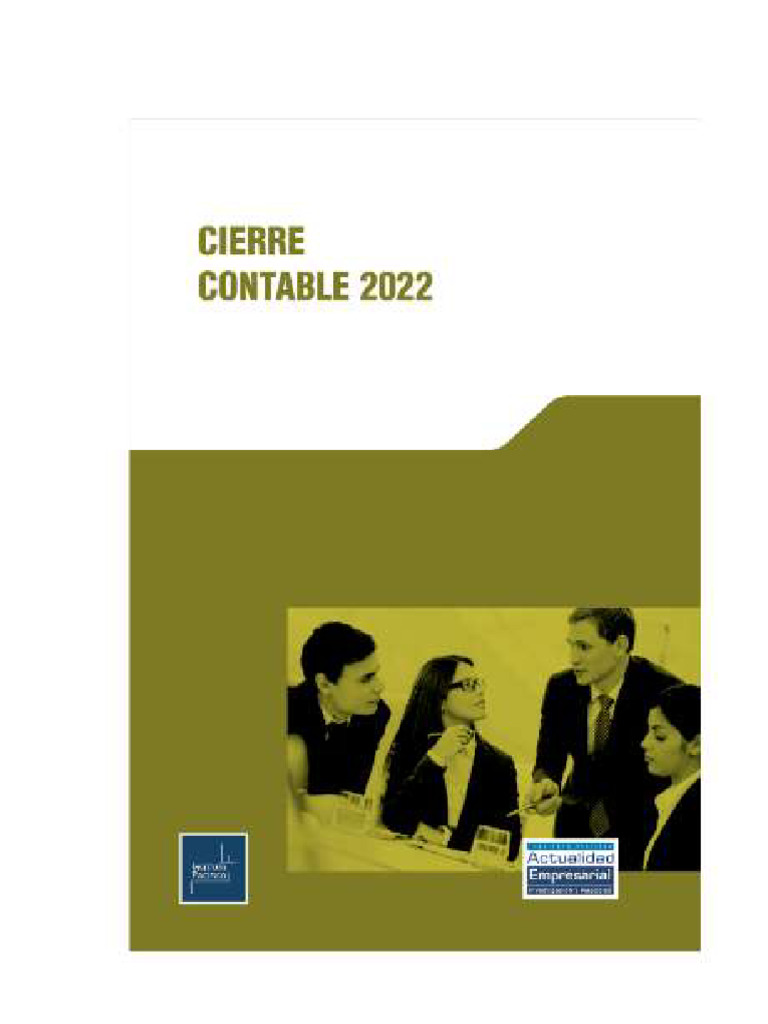 Cierre Contable 2022 | PDF | Contabilidad | Negocios económicos