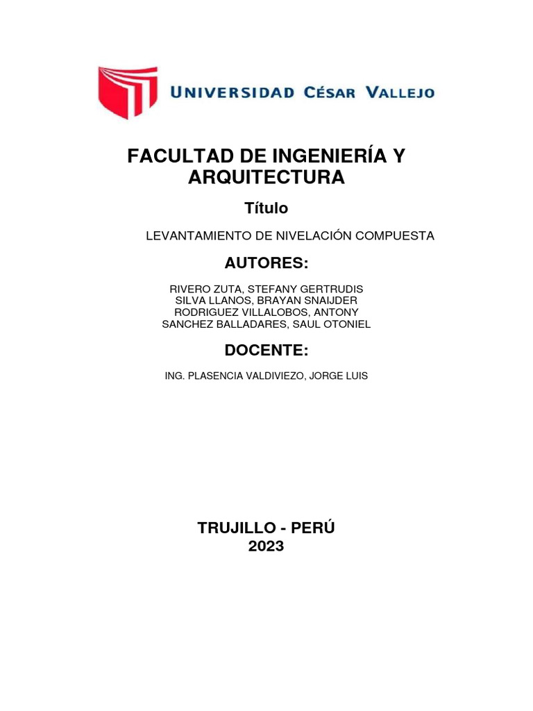 Informe 7 Topo | PDF | Topografía | Latitud