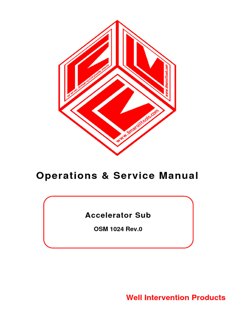 Accelerator Sub Operations Manual | PDF | Screw | Mechanical Engineering
