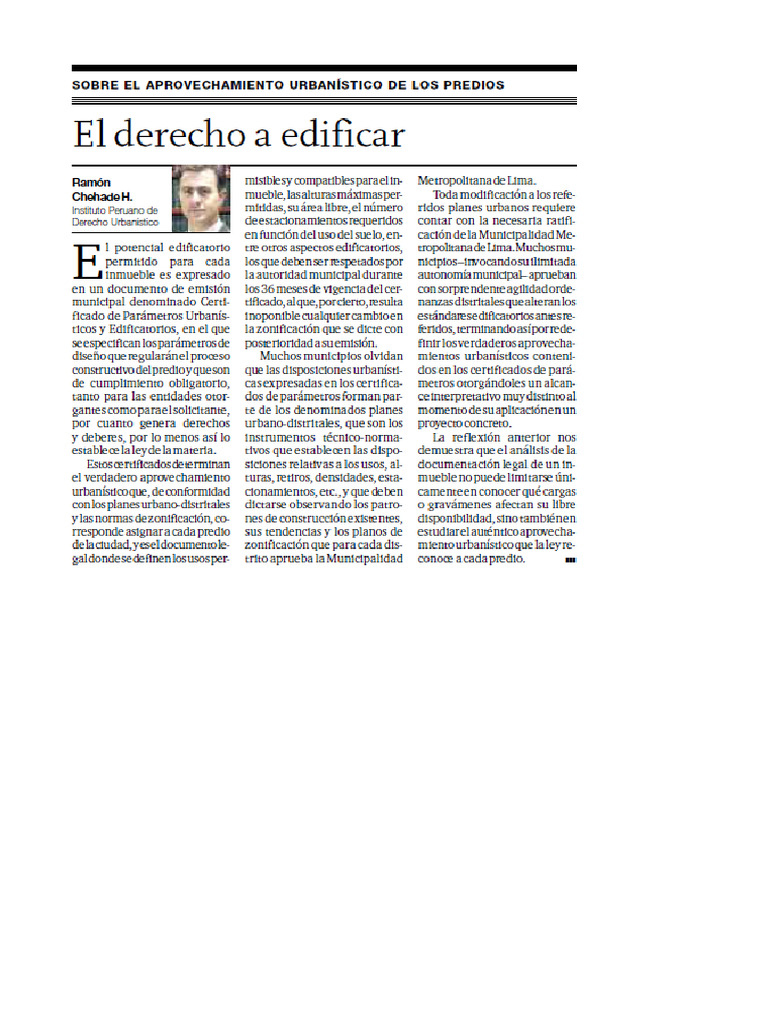 Derecho Edificar | PDF