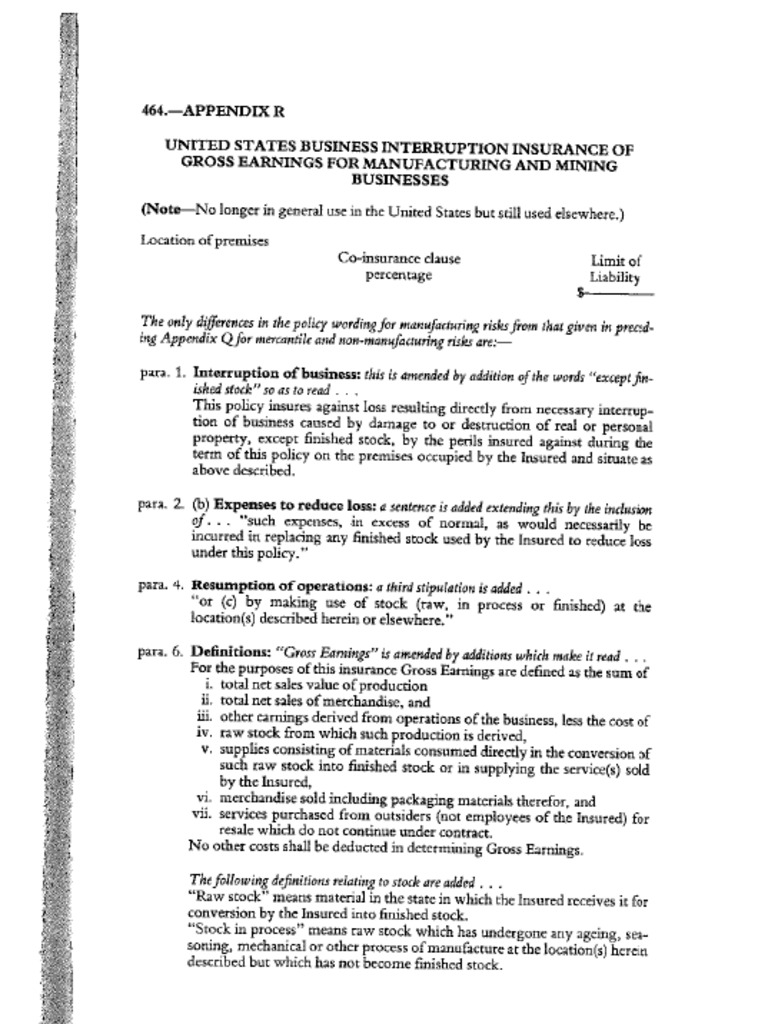 BI - Gross Earnings Wording For Manufacturing (Sample) | PDF