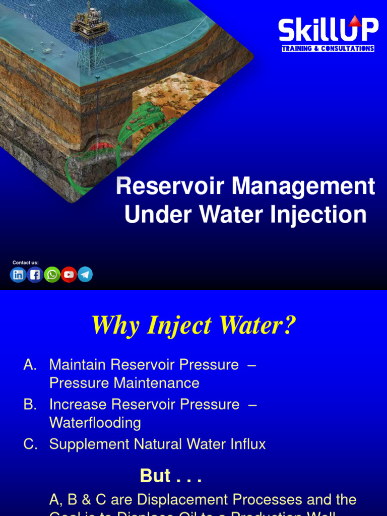 Water Injection Strategies for Reservoirs | PDF | Petroleum Reservoir ...