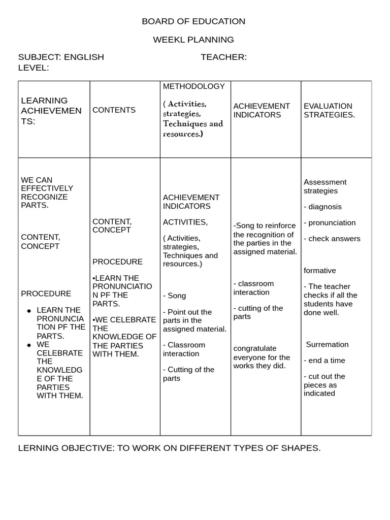 Planificacion Docx 20240703 020524 0000 Pdf Learning Cognitive