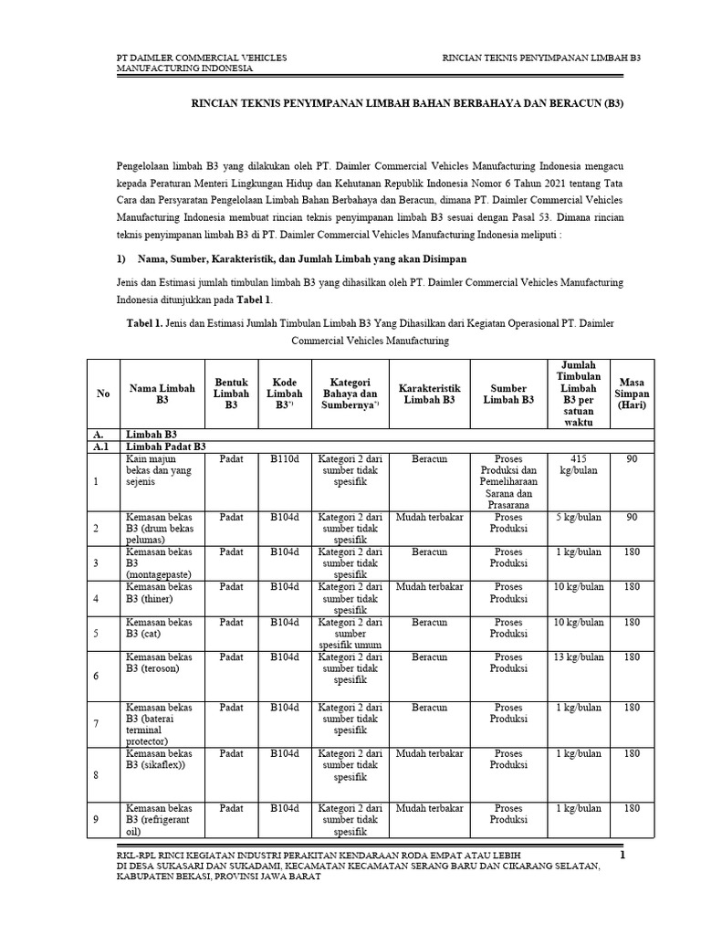 Tabel Rintek Doang | PDF