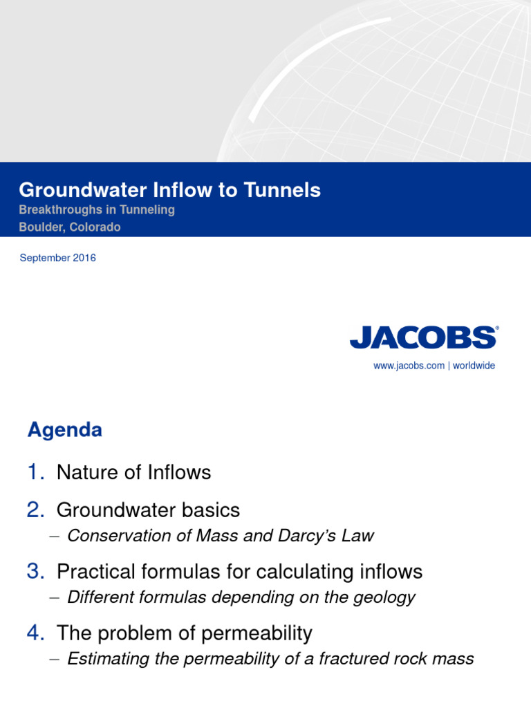 Raymer Groundwater Inflow Control | PDF | Permeability (Earth Sciences ...