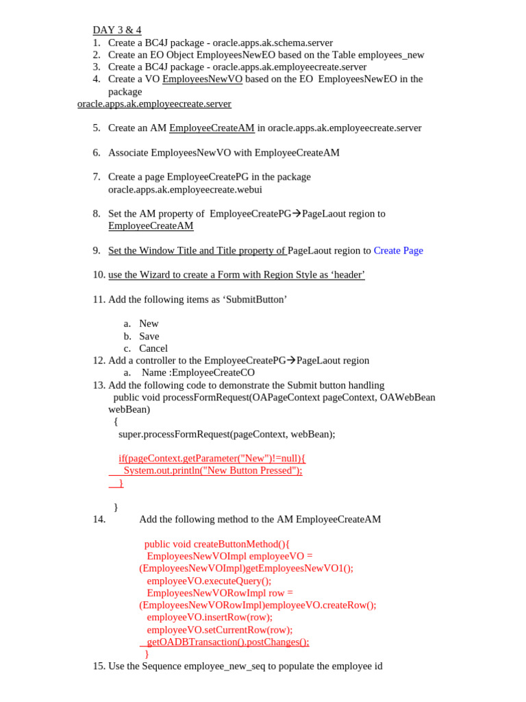 OAF StepbyStepGuide | PDF | Data Management | Computer Programming