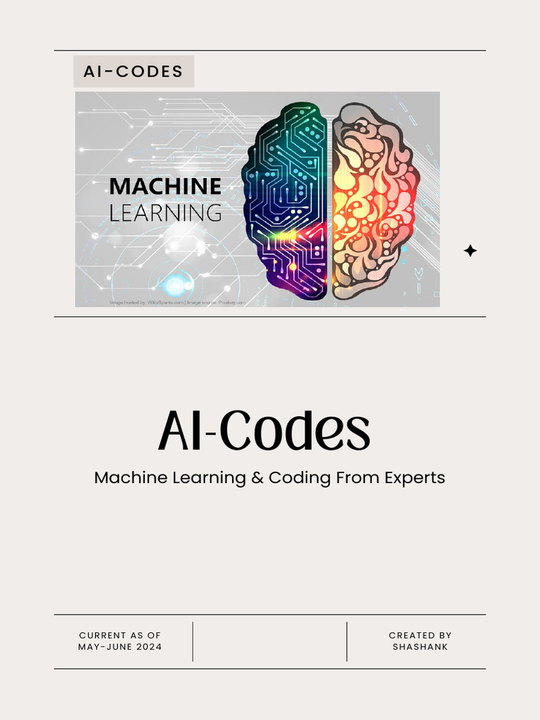 AI-Codes Business Plan | PDF | Machine Learning | Artificial Intelligence