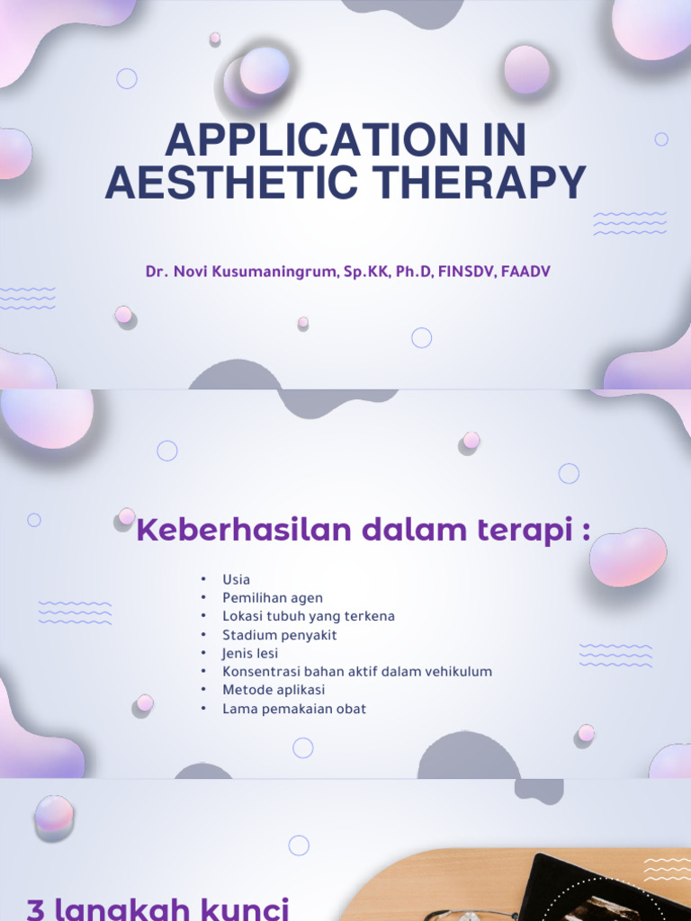 Application in Aesthetic | PDF