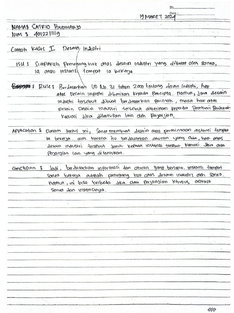 Tugas Haki - Desain Industri & DTLST | PDF