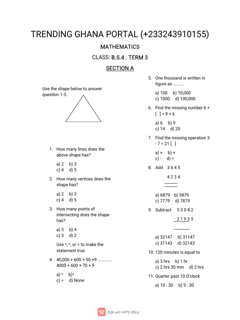 b4 Mathematics | PDF | Mathematics | Elementary Mathematics