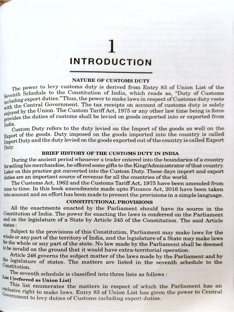 Custom Duty GST | PDF