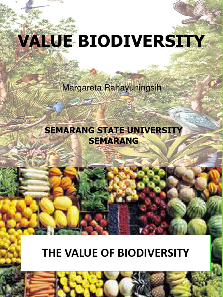 The Value of Biodiversity - 2022 | PDF