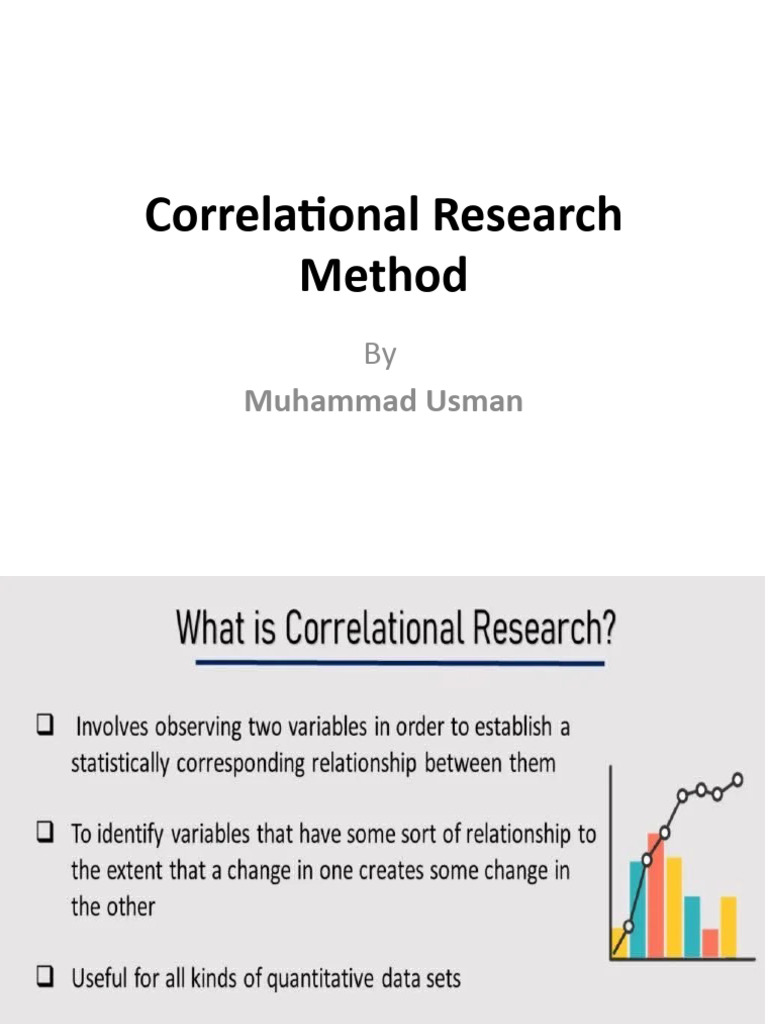 Correlational Research Method | PDF | Career & Growth