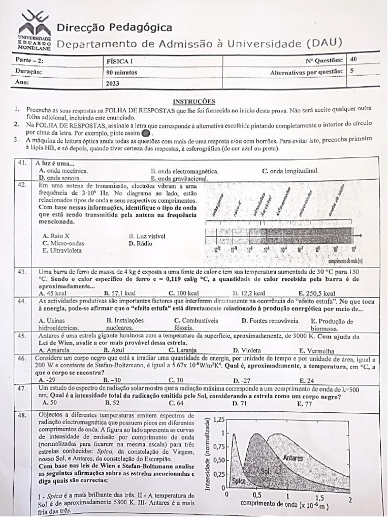 Fisica 1 UEM 2023 | PDF