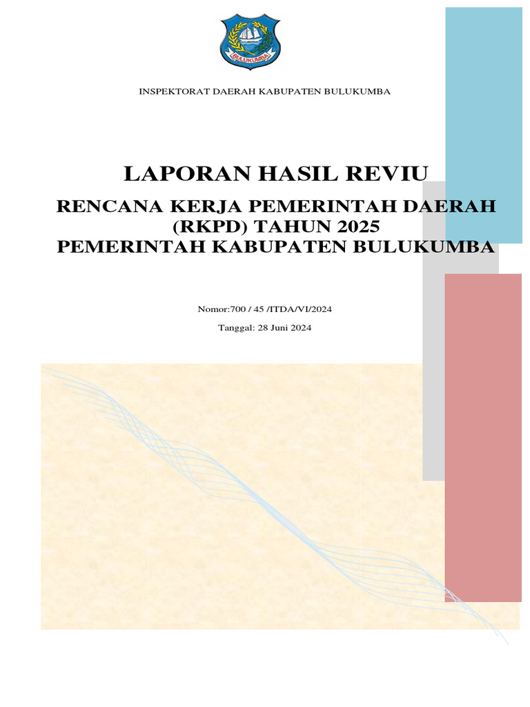 Lhp Reviu KUA PPAS 2024 Draft | PDF