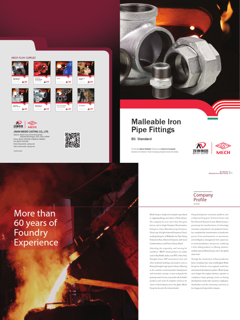 BS Standard Malleable Iron Pipe Fittings 23.02.25 | PDF | Pipe (Fluid Conveyance) | Steel