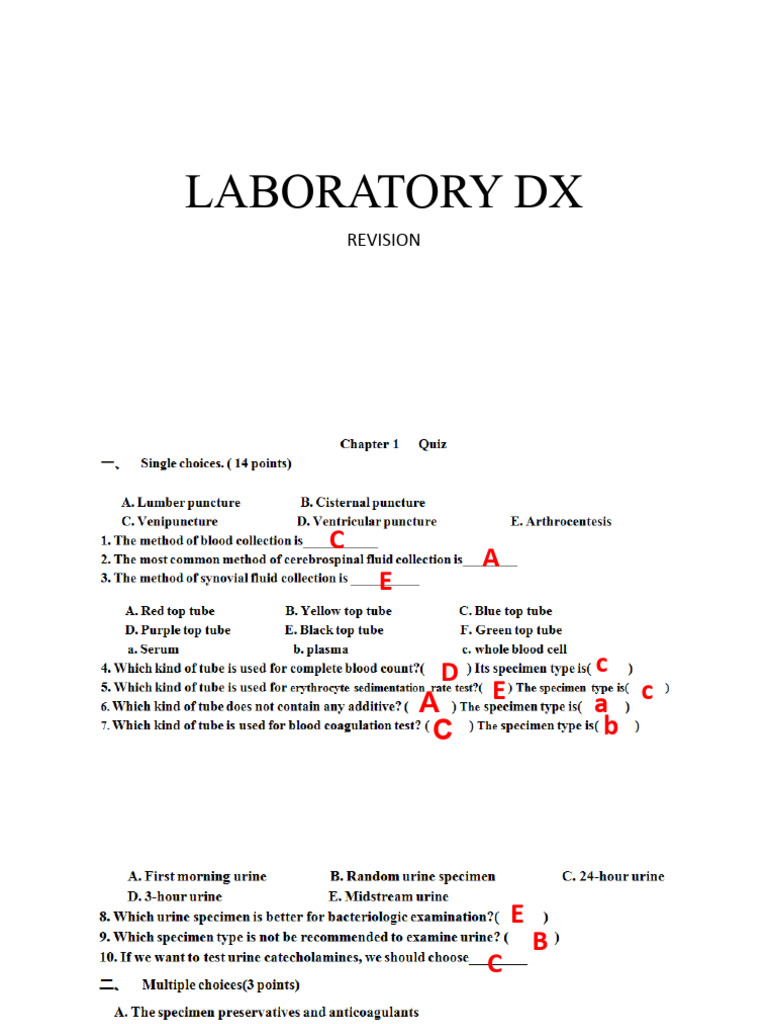 Laboratory DX Rev | PDF | Blood Plasma | Meningitis