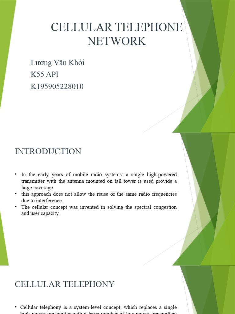 Cellular Telephone Network | PDF | Cellular Network | Base Station