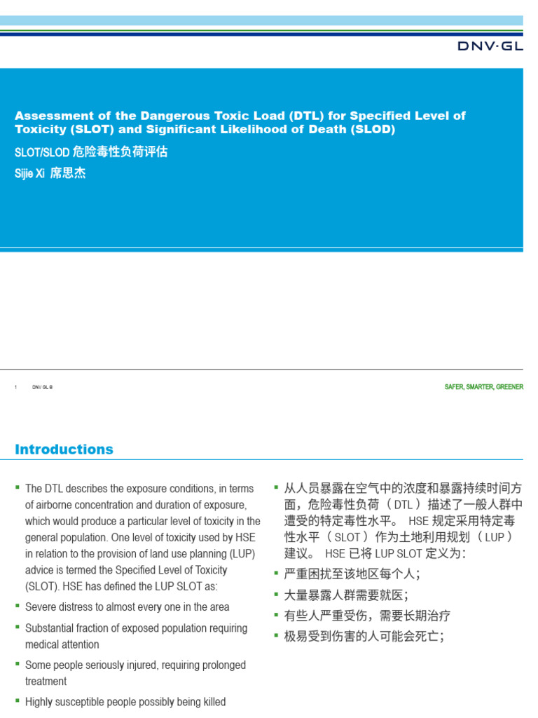 Assessment of The Dangerous Toxic Load | PDF | Toxicity | Toxicology