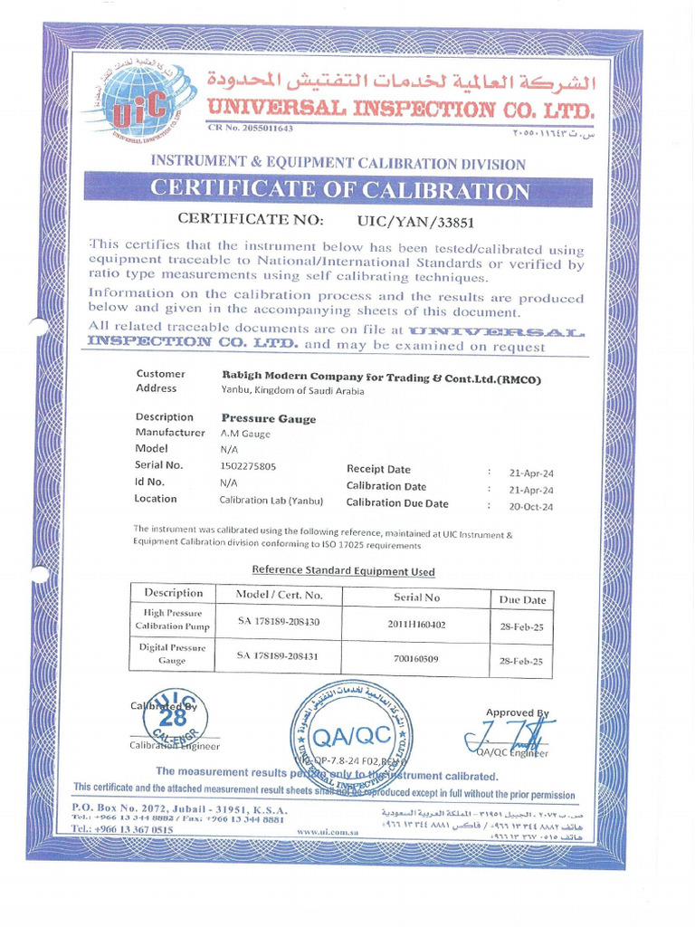 Hydrotest Supportive Documents-4-25 | PDF | Valve | Leak