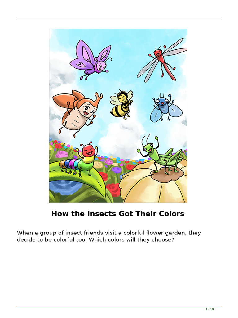 Insects Discover Their Colors | PDF | Insects