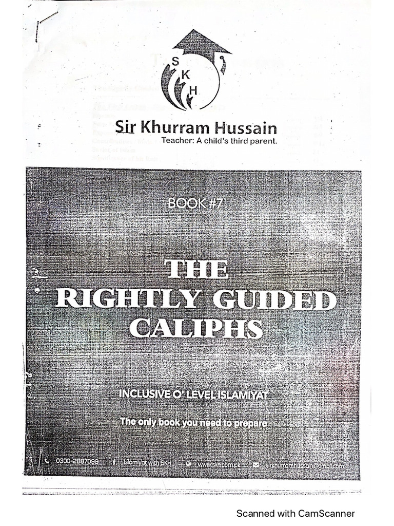 Emailing SKH Book 7 The Rightly Guided Caliphs | PDF