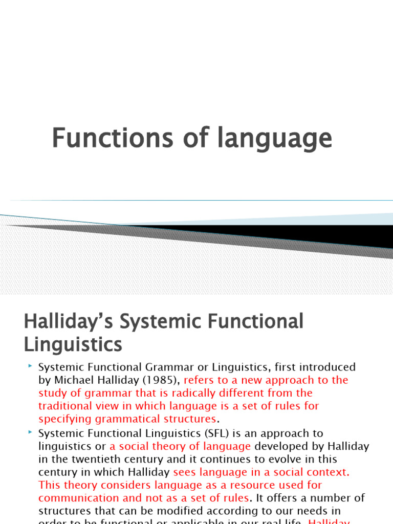 Ideational Metafunction | PDF | Linguistics | Cognitive Science