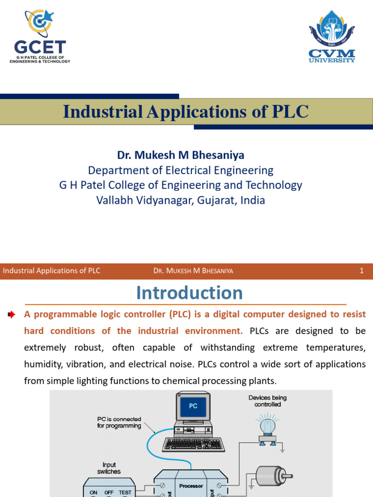 Industrial Applications of PLC | PDF | Programmable Logic Controller ...