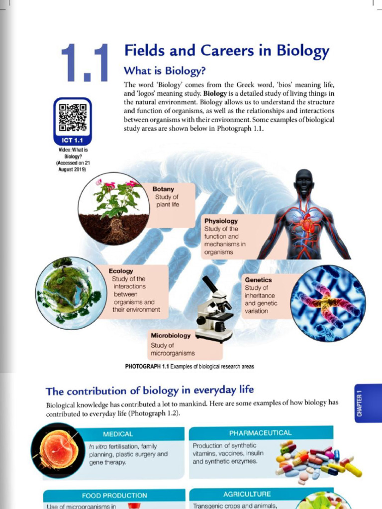 Bio Chapter 1 F4 | PDF