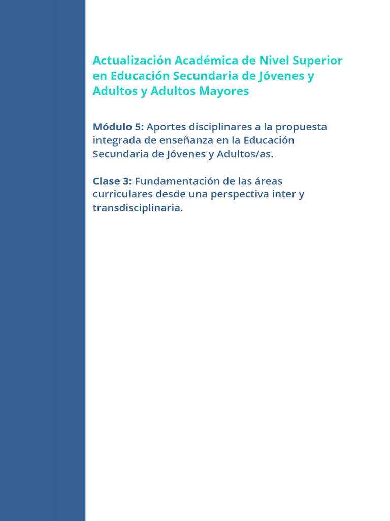 M5 - C3 - Fundamentación de Las Áreas Curriculares Desde Una ...