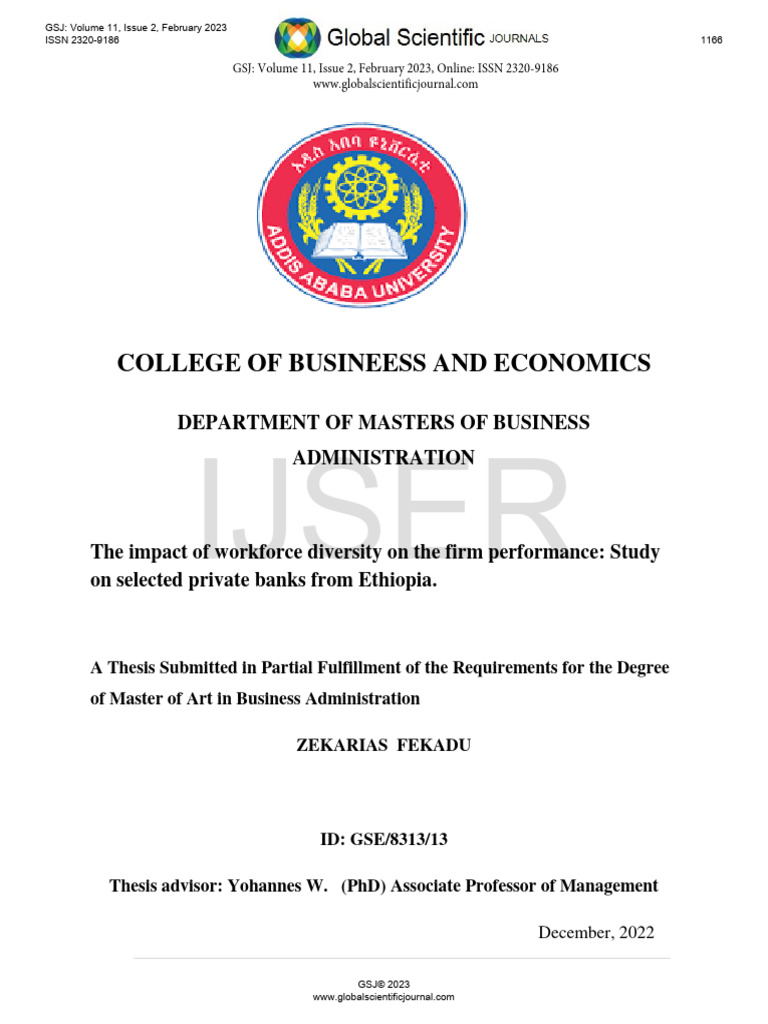 The Impact of Workforce Diversity On The Firm Performance Study On ...