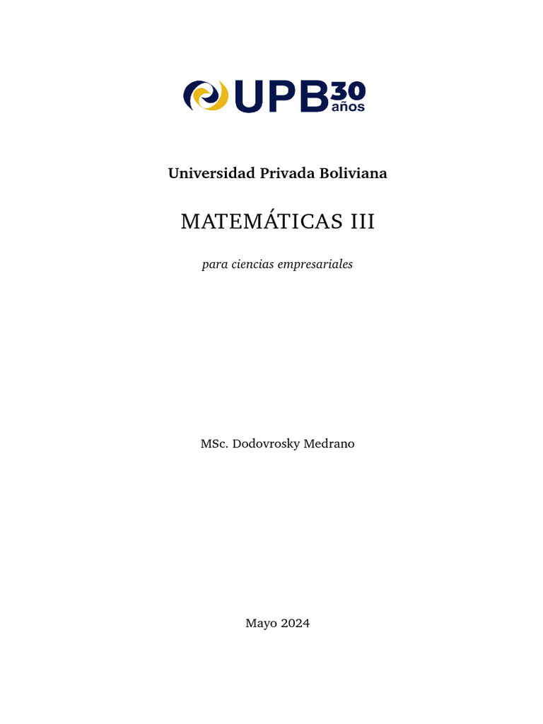 Libro Mate III | Descargar gratis PDF | Matriz (Matemáticas) | Álgebra abstracta