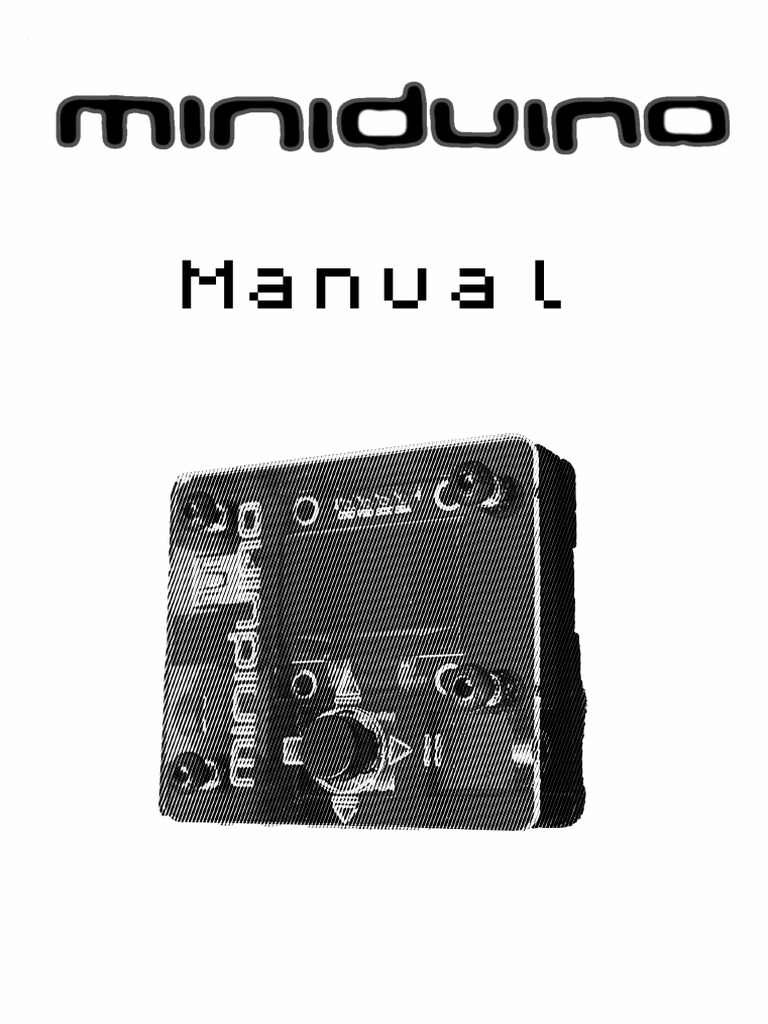 English Miniduino Manual | PDF | Arduino | Computer File