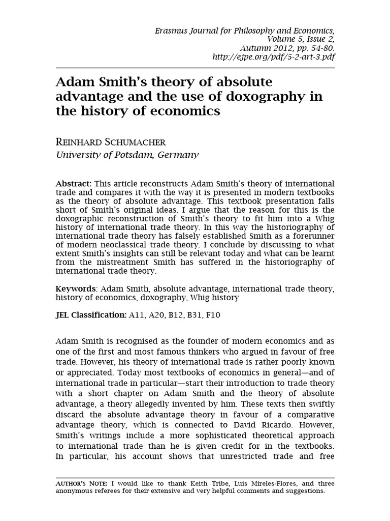 Adam Smith | PDF