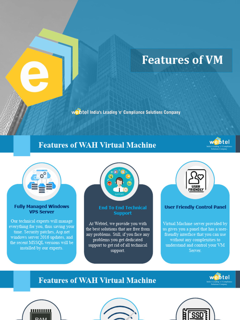 Features of VM | PDF | Solid State Drive | Virtual Machine