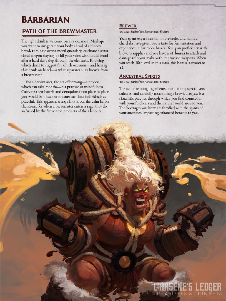 Brewmaster Path for Barbarians | PDF | Brewery | Drink