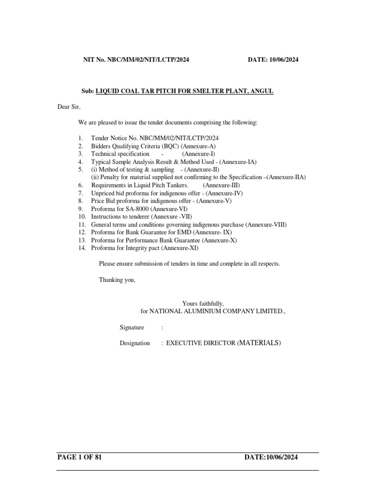 Final Tender LCTP 2024 | PDF | Procurement | Accountant