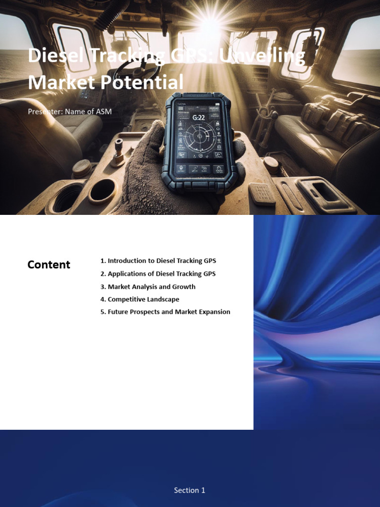 2.1 Diesel Tracking GPS - Unveiling Market Potential | PDF | Internet ...