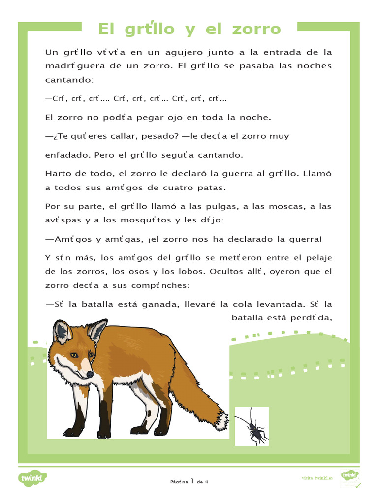 El Grillo y El Zorro | PDF | Novela negra, policíaca y suspenso