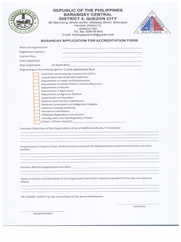 Barangay Application | PDF