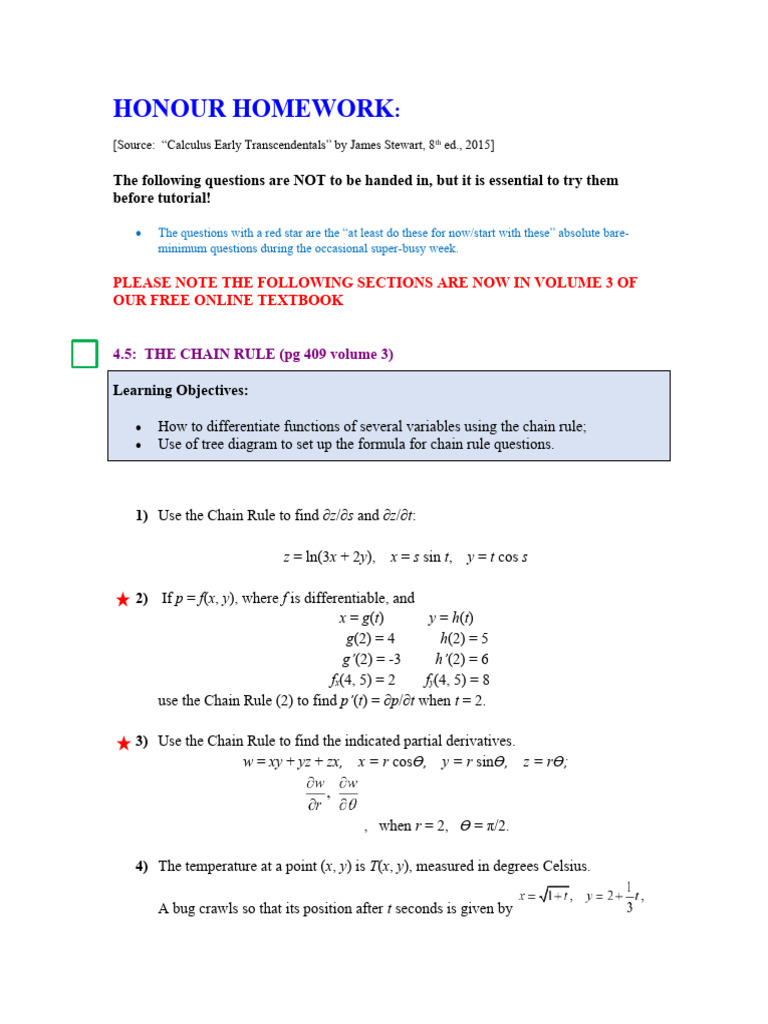 hw_mod8_marian_use | PDF | Derivative | Function (Mathematics)