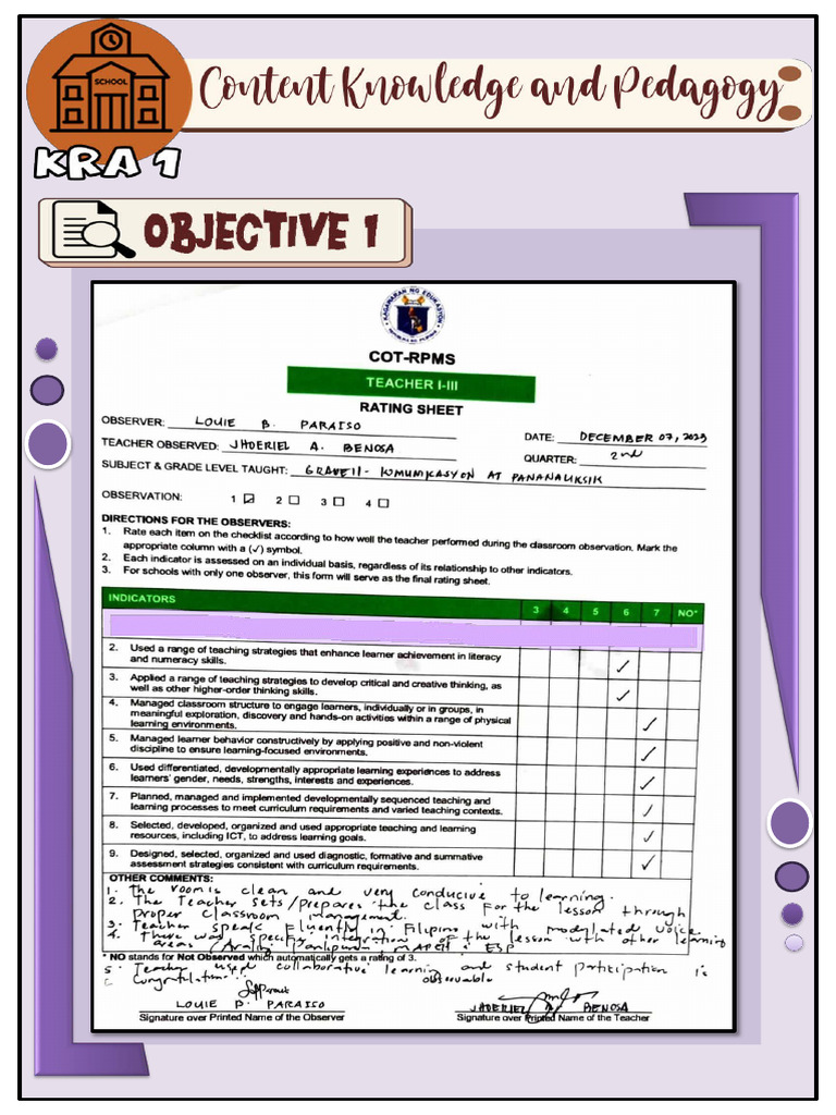 Aesthetic Brown RPMS | PDF | Learning | Lesson Plan