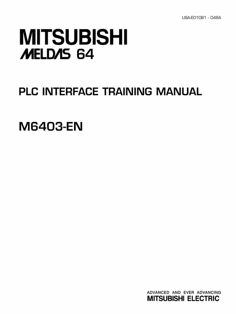 M64 PLC Interface Training Manual | PDF