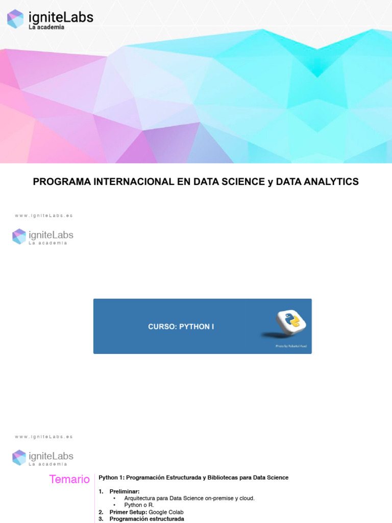 Python_I_01 | Descargar gratis PDF | Entorno de desarrollo integrado ...